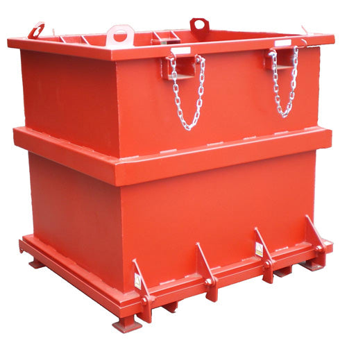 Bespoke Forklift Drop Bottom Skip — Langtons Site Products